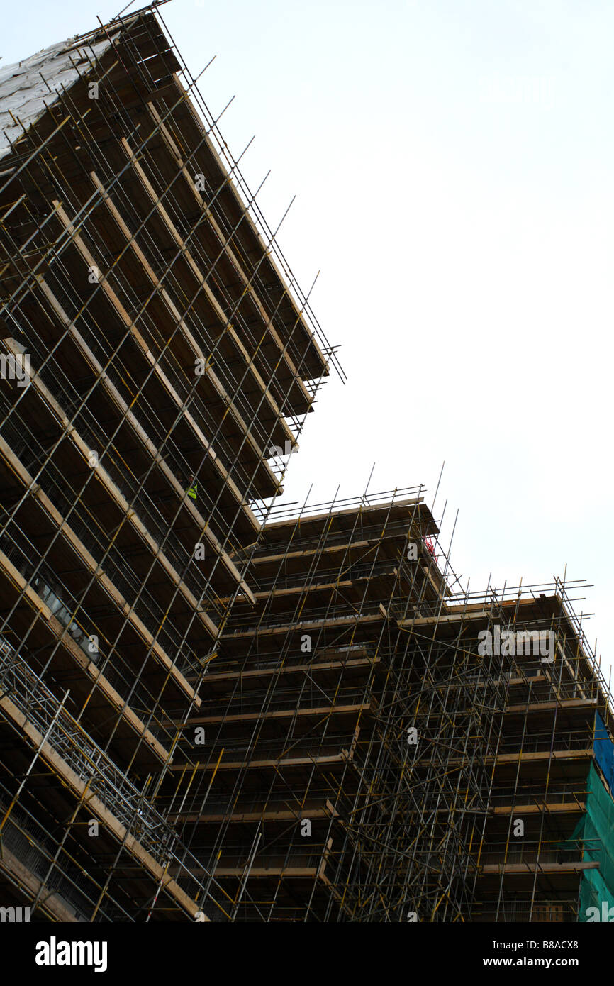Generic construction picture of scaffolding Stock Photo - Alamy