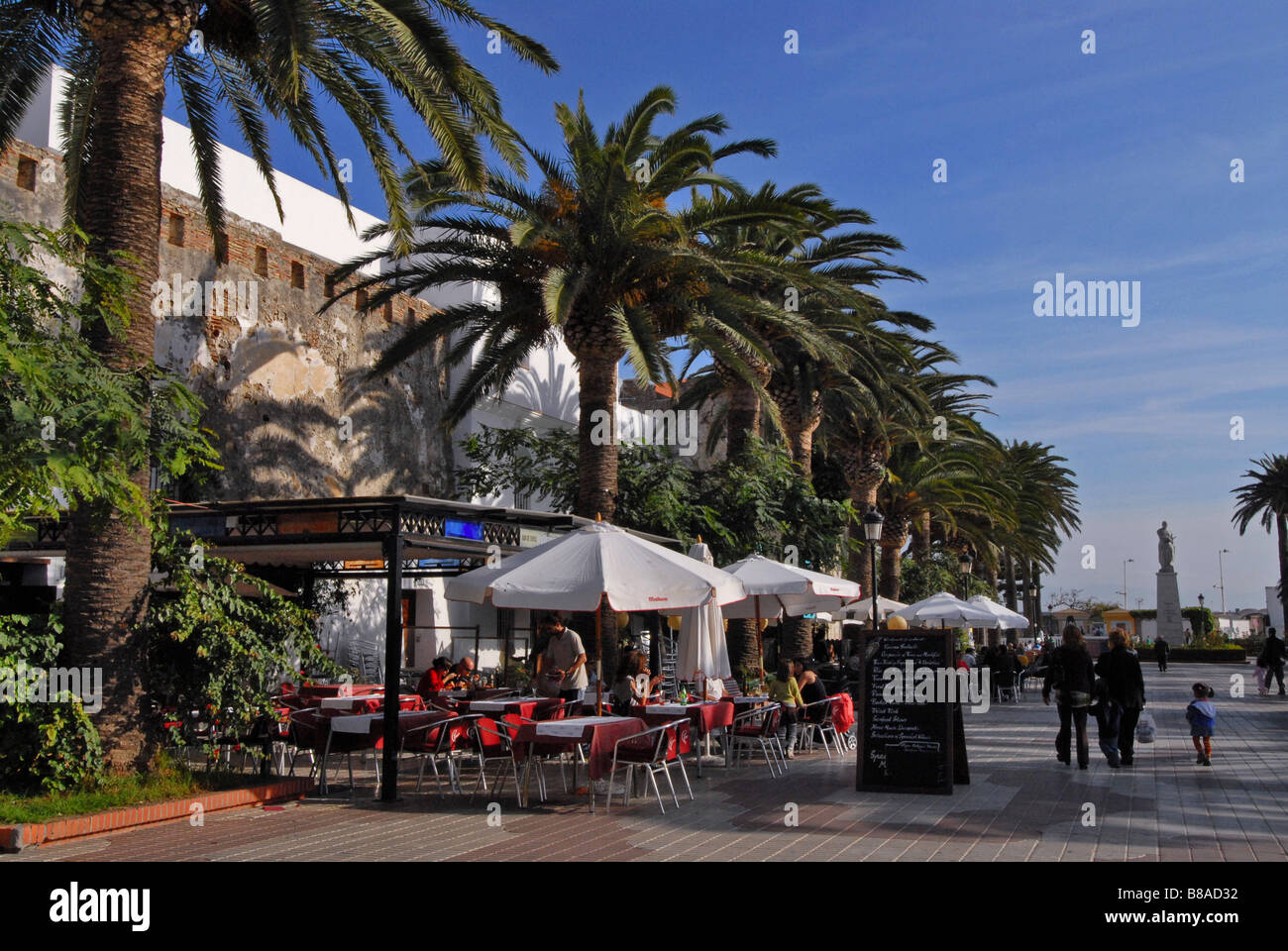 Paseo De La Alameda Tarifa Andalusia Spain Stock Photo - Alamy