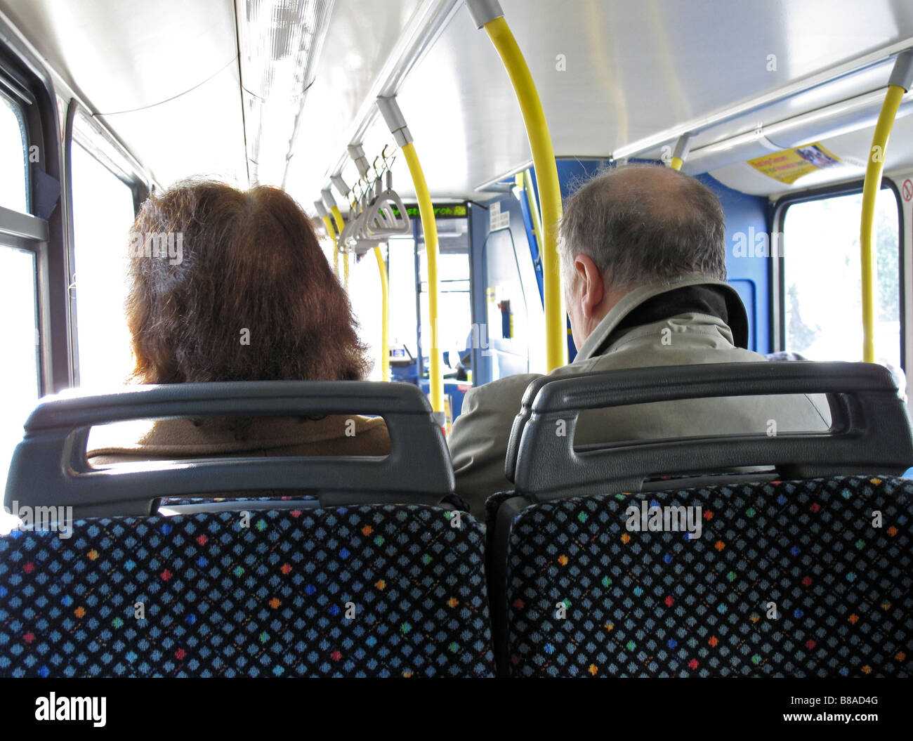 Elderly bus seat hi-res stock photography and images - Alamy