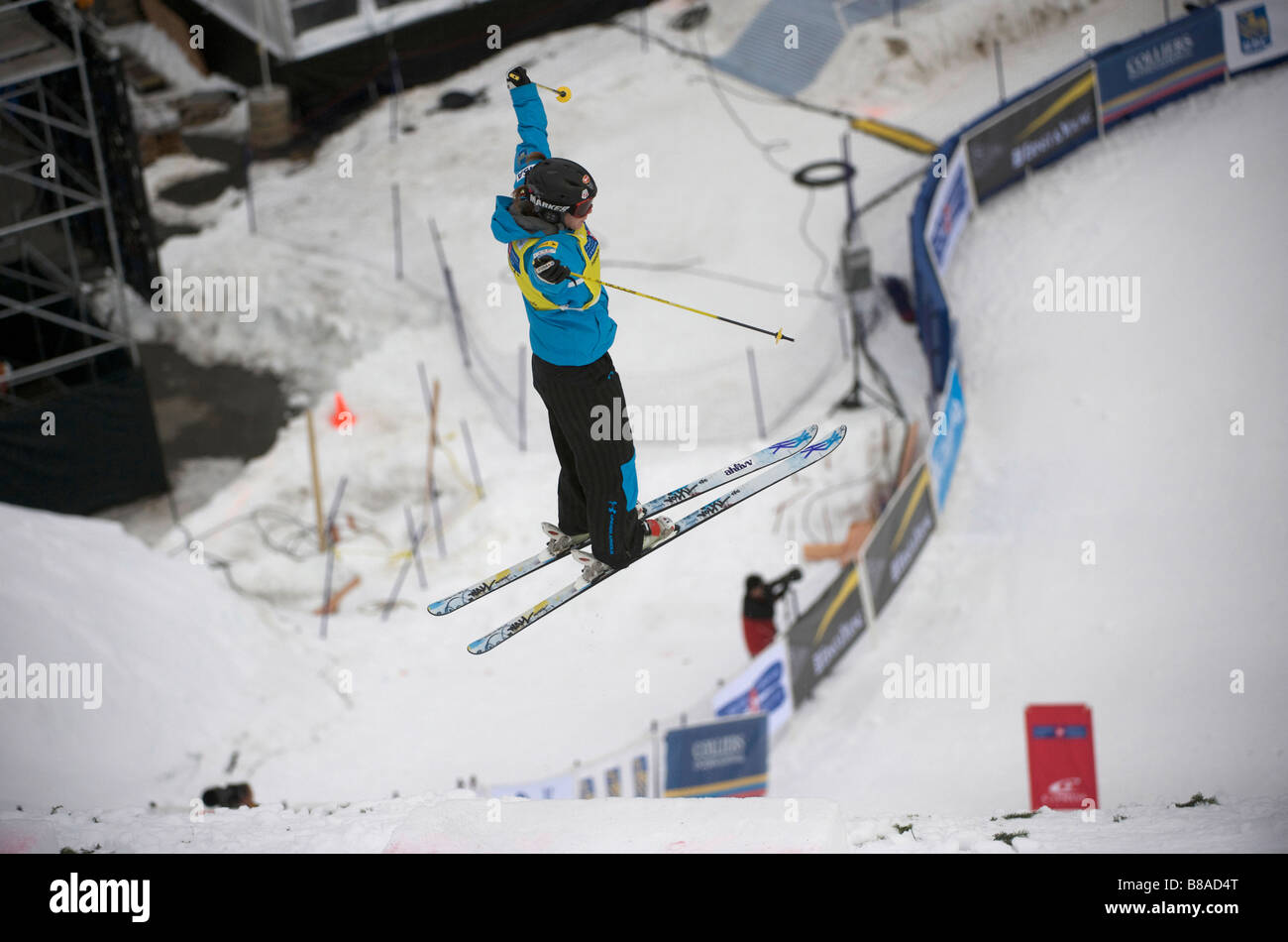 Ladies Moguls Daria Serova RUS Stock Photo - Alamy