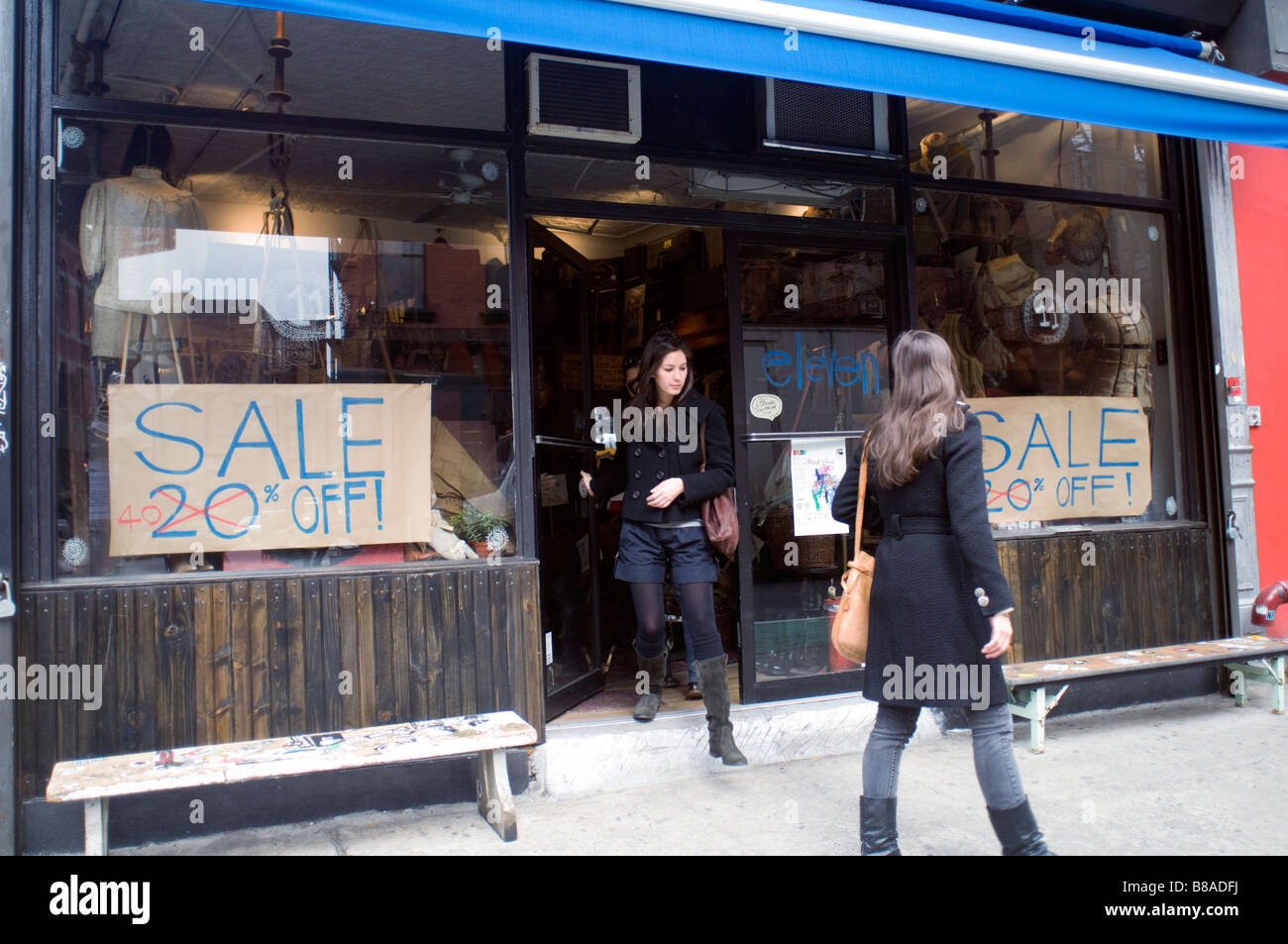 The Eleven store in the New York neighborhood of Soho is seen on ...