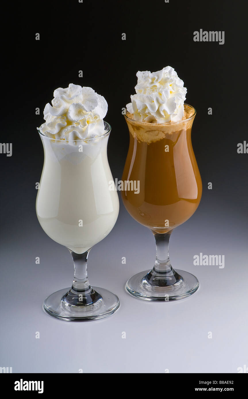 Two Tasty Drinks Stock Photo - Alamy