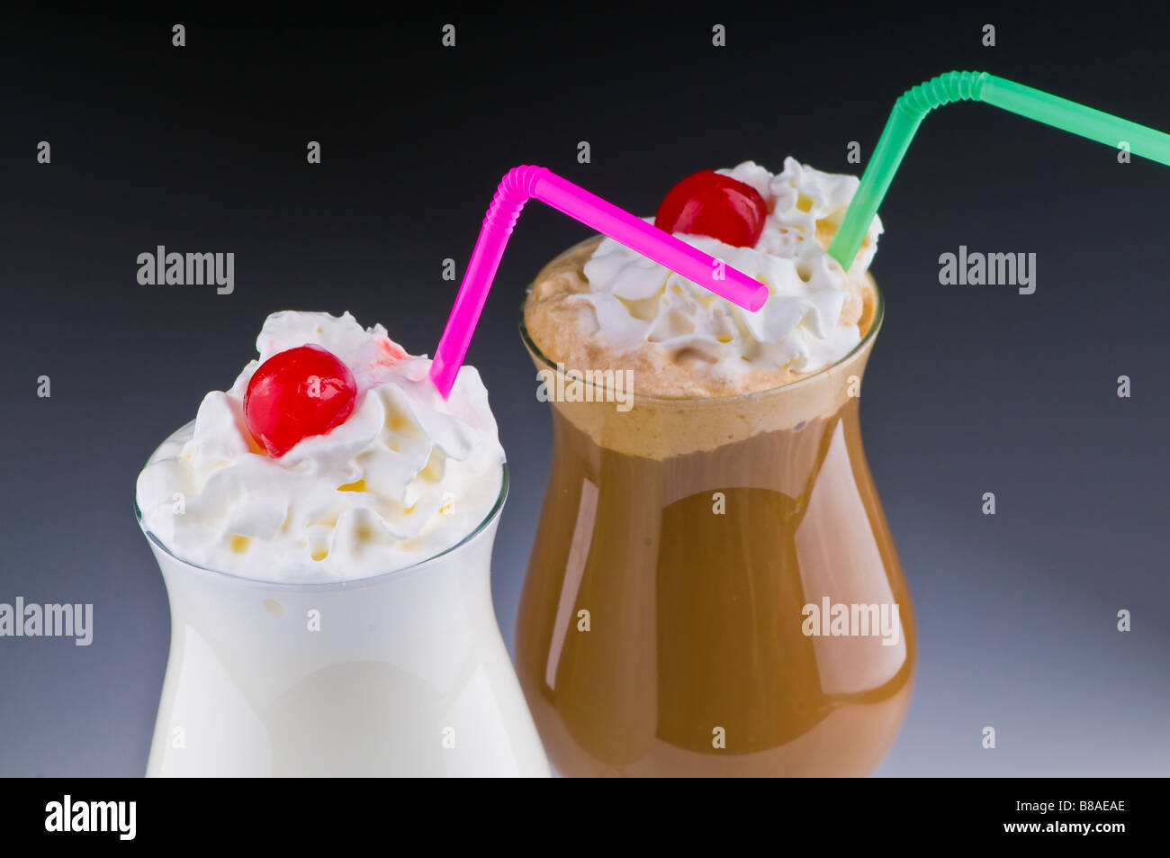 Two Tasty Drinks Stock Photo - Alamy