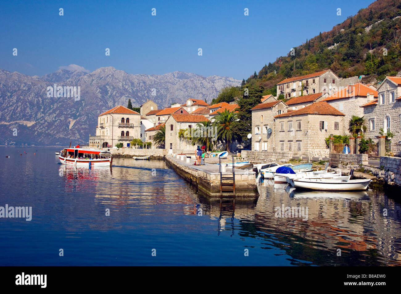 The Village of Perast Montenegro on Lake Kotor Stock Photo - Alamy