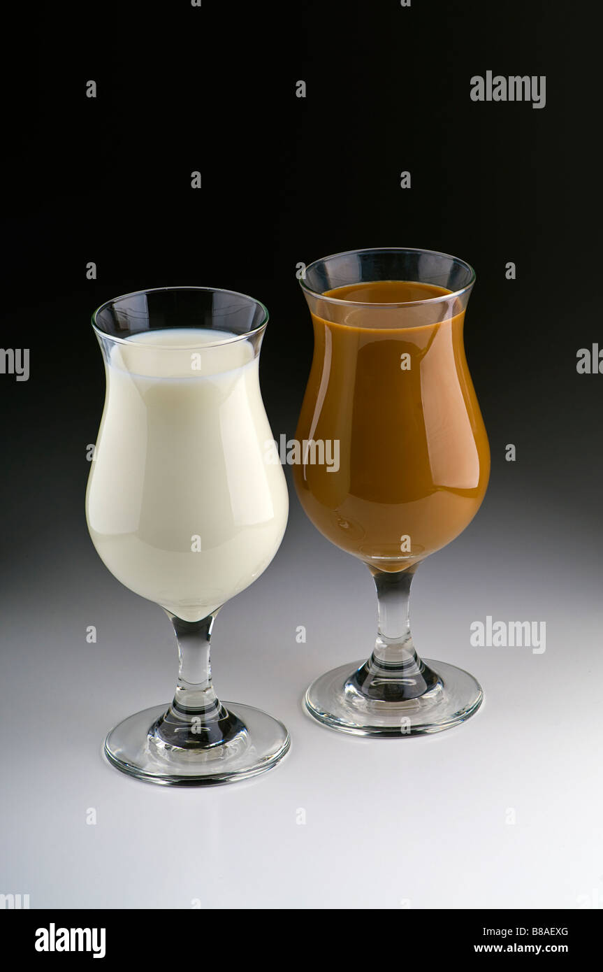 Two Tasty Drinks Stock Photo - Alamy
