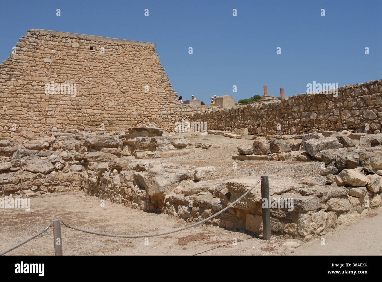 Knossos ancient Minoan architecture, Crete Greece Stock Photo - Alamy