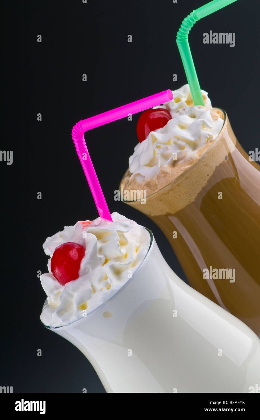 Two Tasty Drinks Stock Photo - Alamy