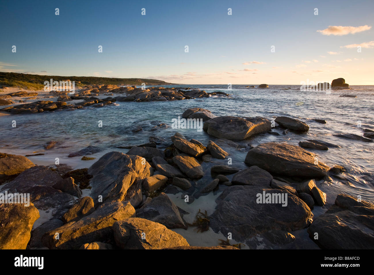 Sunset at Redgate Beach near Margaret River Western Australia Stock ...