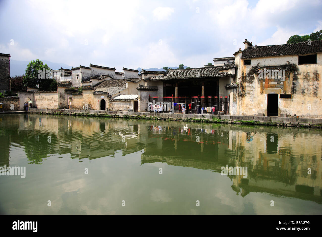 South lake Hongcun village Anhui Province China Asia Stock Photo - Alamy