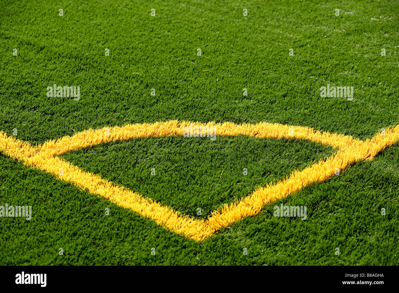 An astro turf football field Stock Photo - Alamy