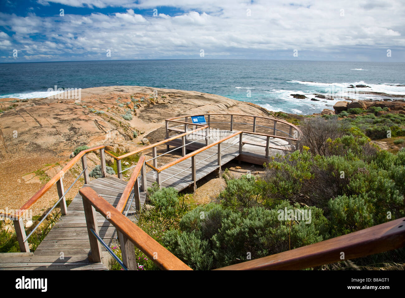 Viewing platform at Cape Leeuwin Lighthouse Augusta Western Australia ...