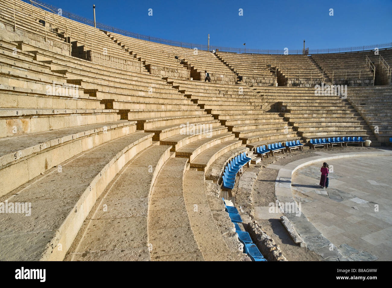 Caesarea amphitheater hi-res stock photography and images - Alamy