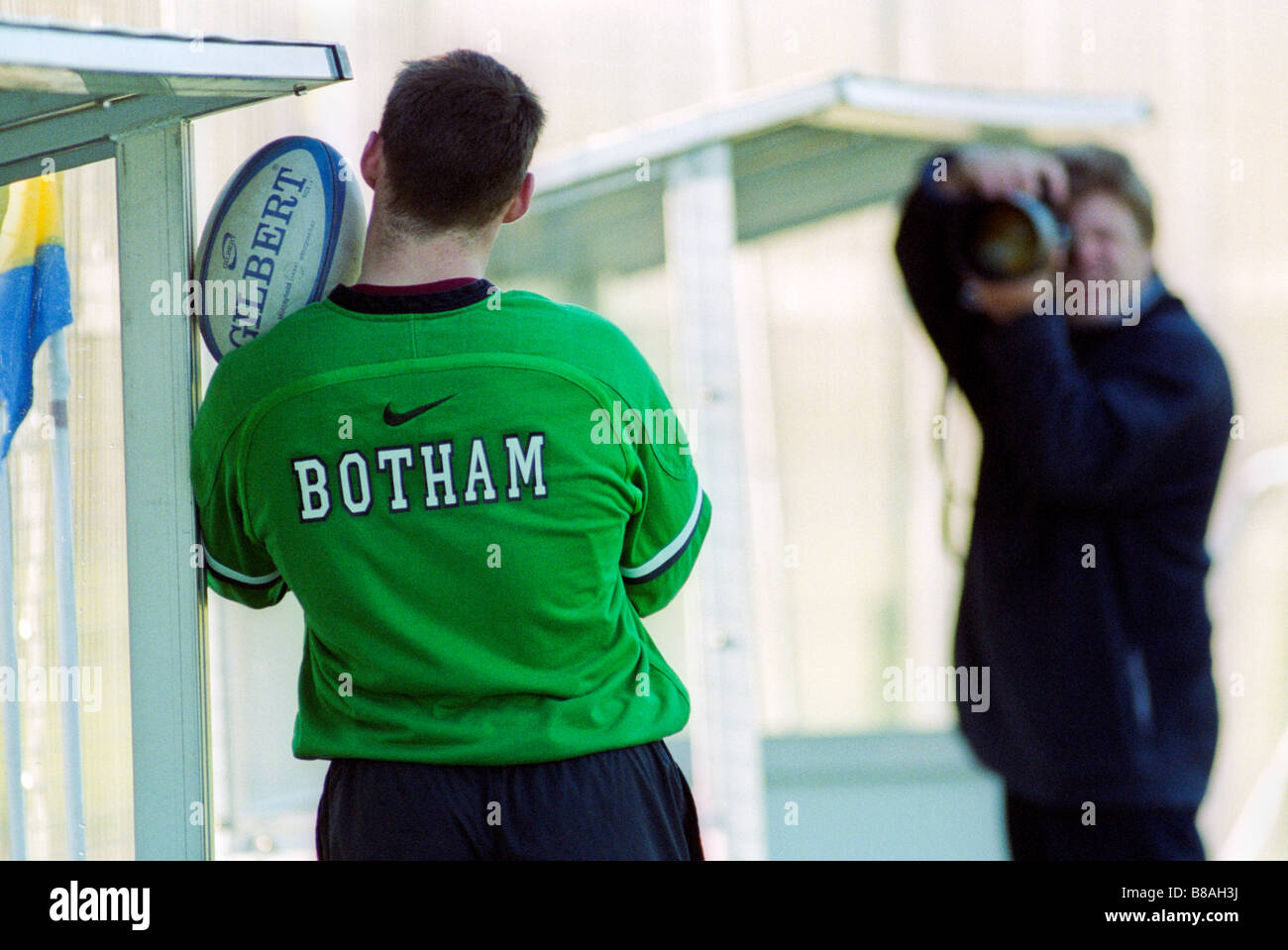 Liam Botham son of cricket legend Ian Botham pictured while a Cardiff ...