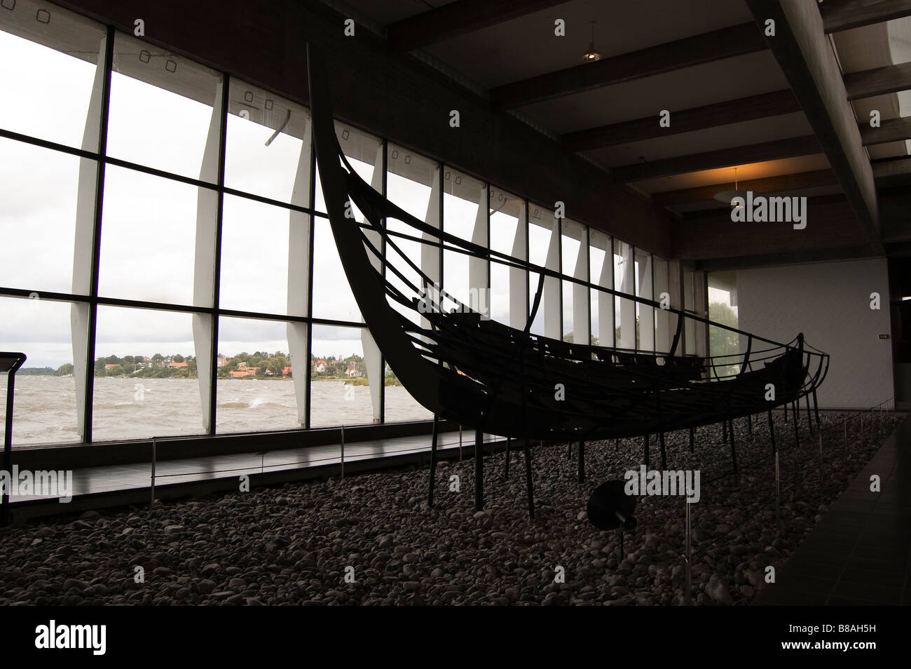 Skuldelev 5 in the Viking Ship Museum Stock Photo - Alamy