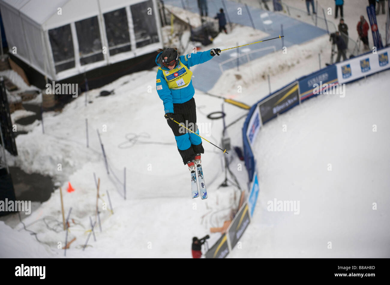Ladies Moguls Daria Serova RUS Stock Photo - Alamy
