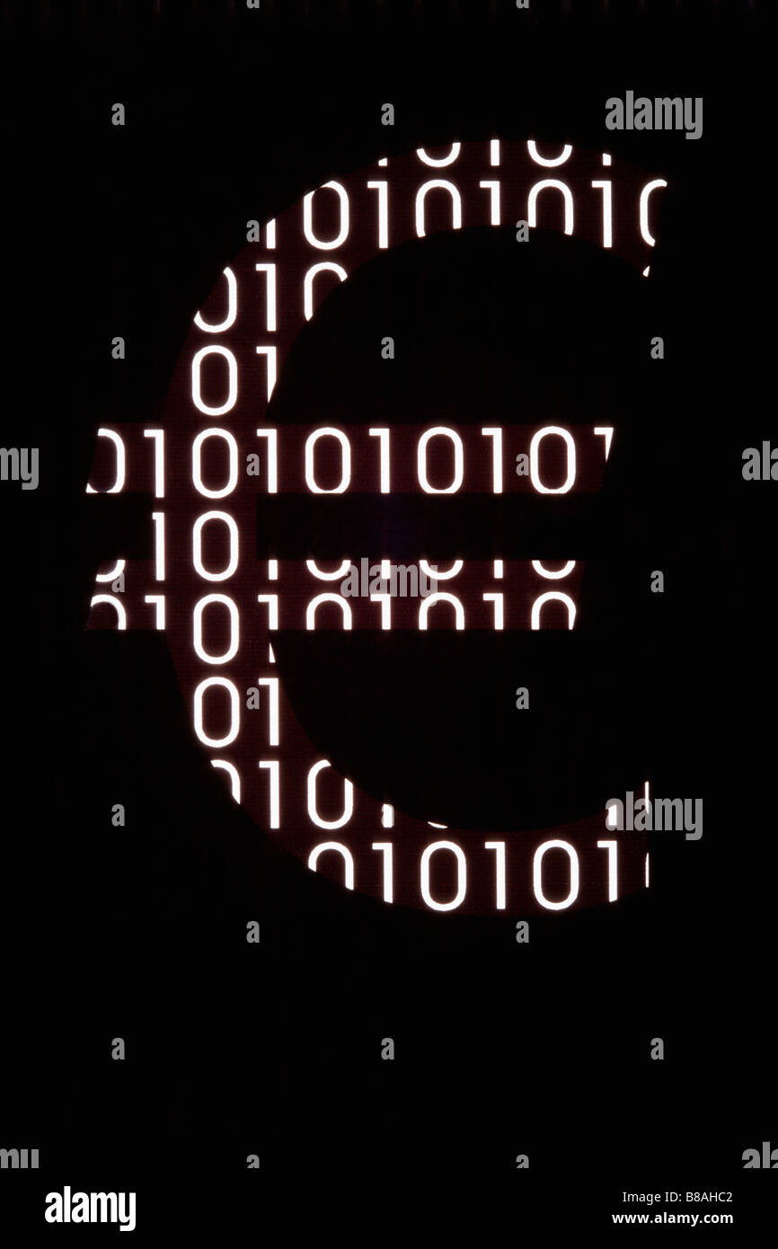 Euro symbol close up Stock Photo - Alamy