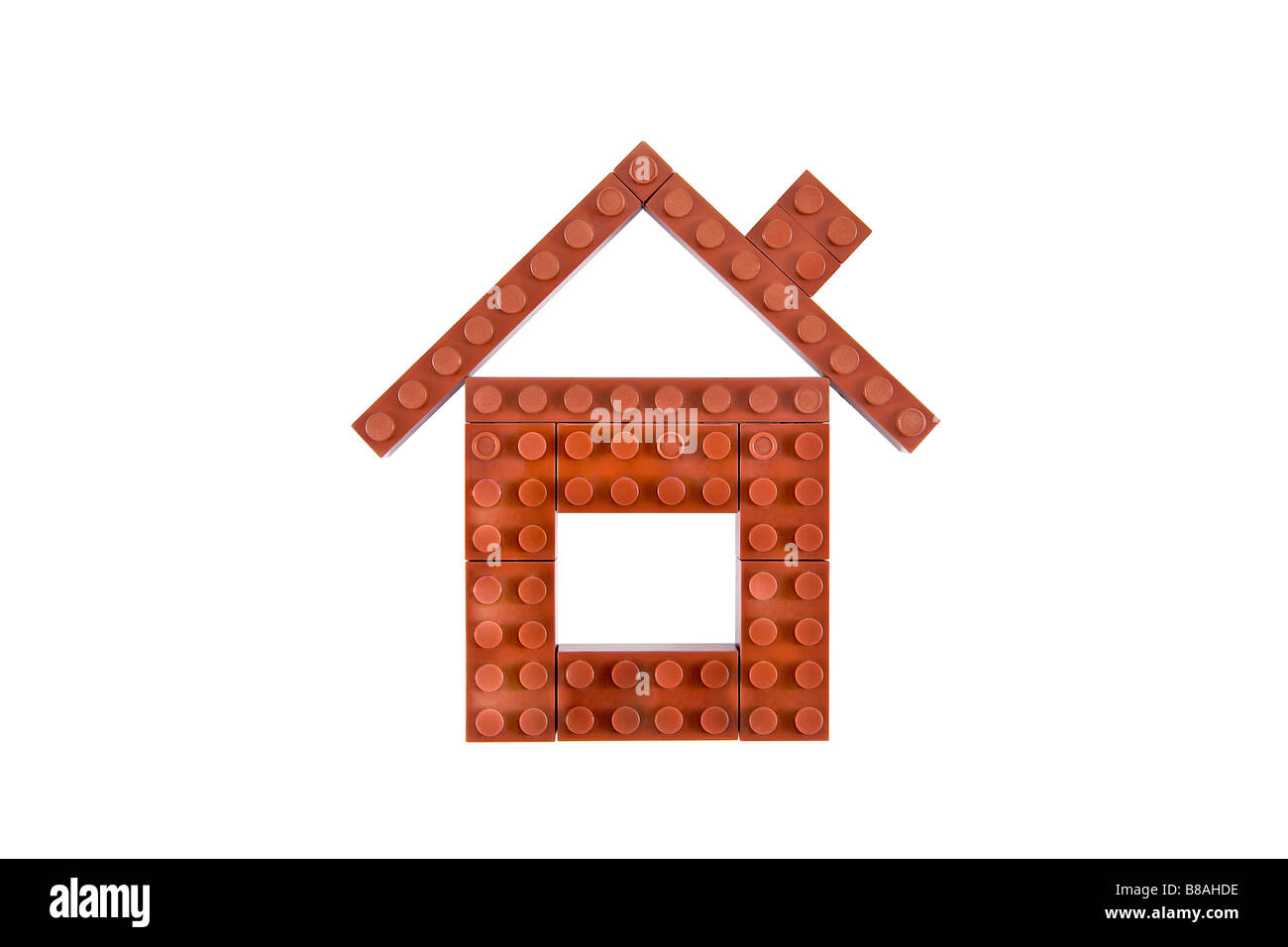 Block form house Stock Photo - Alamy
