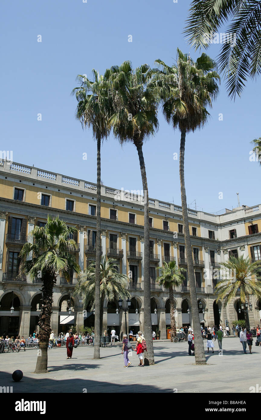Place Reial, Barcelona, Spain Stock Photo - Alamy