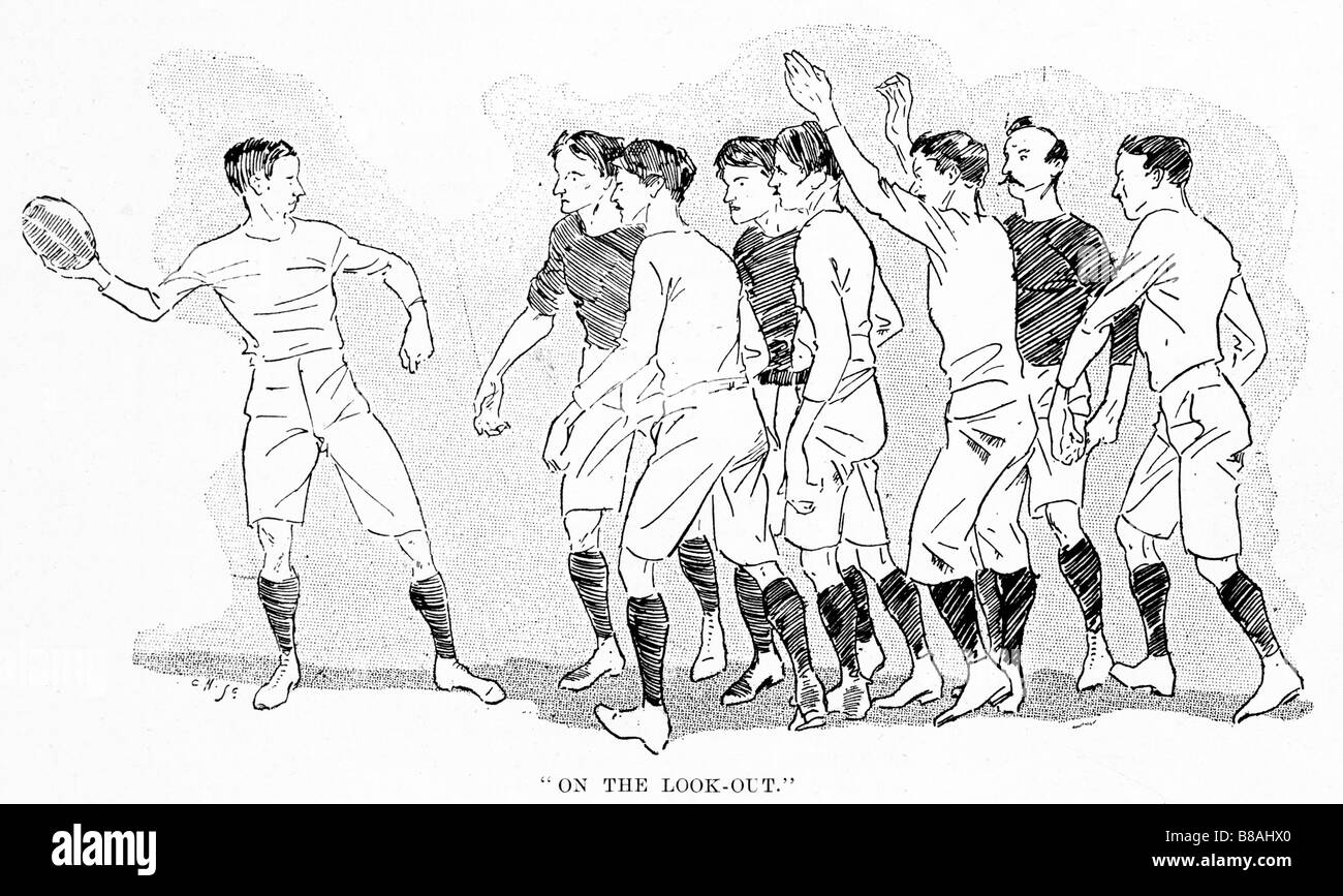 Line out rugby Black and White Stock Photos & Images - Alamy