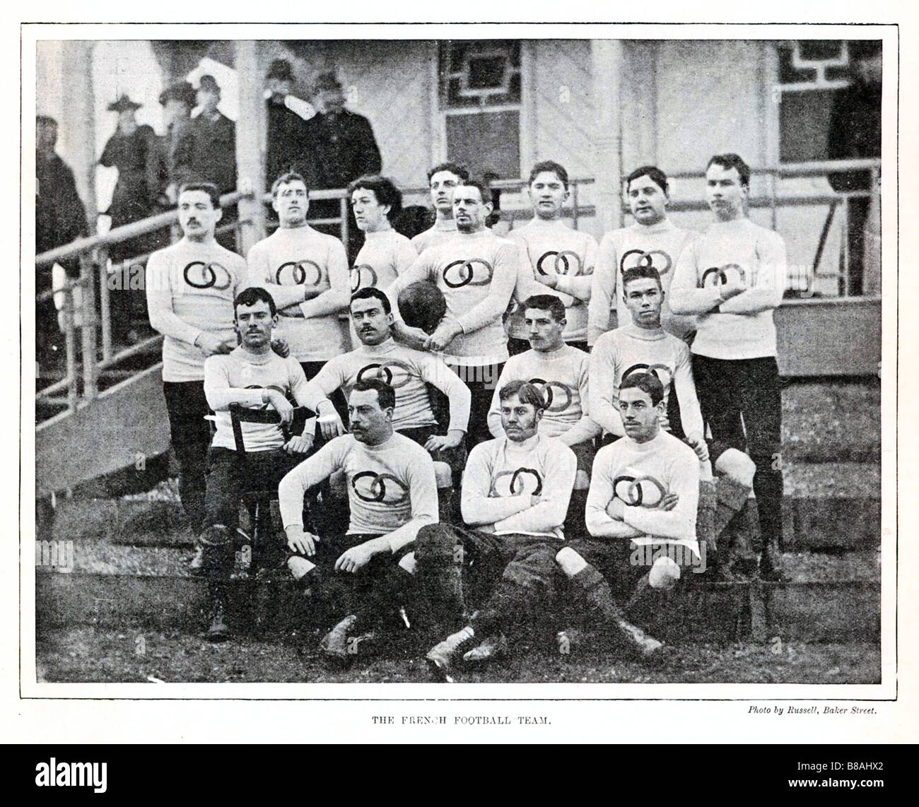 First French Rugby Team 1893 photo of the very first French selection ...