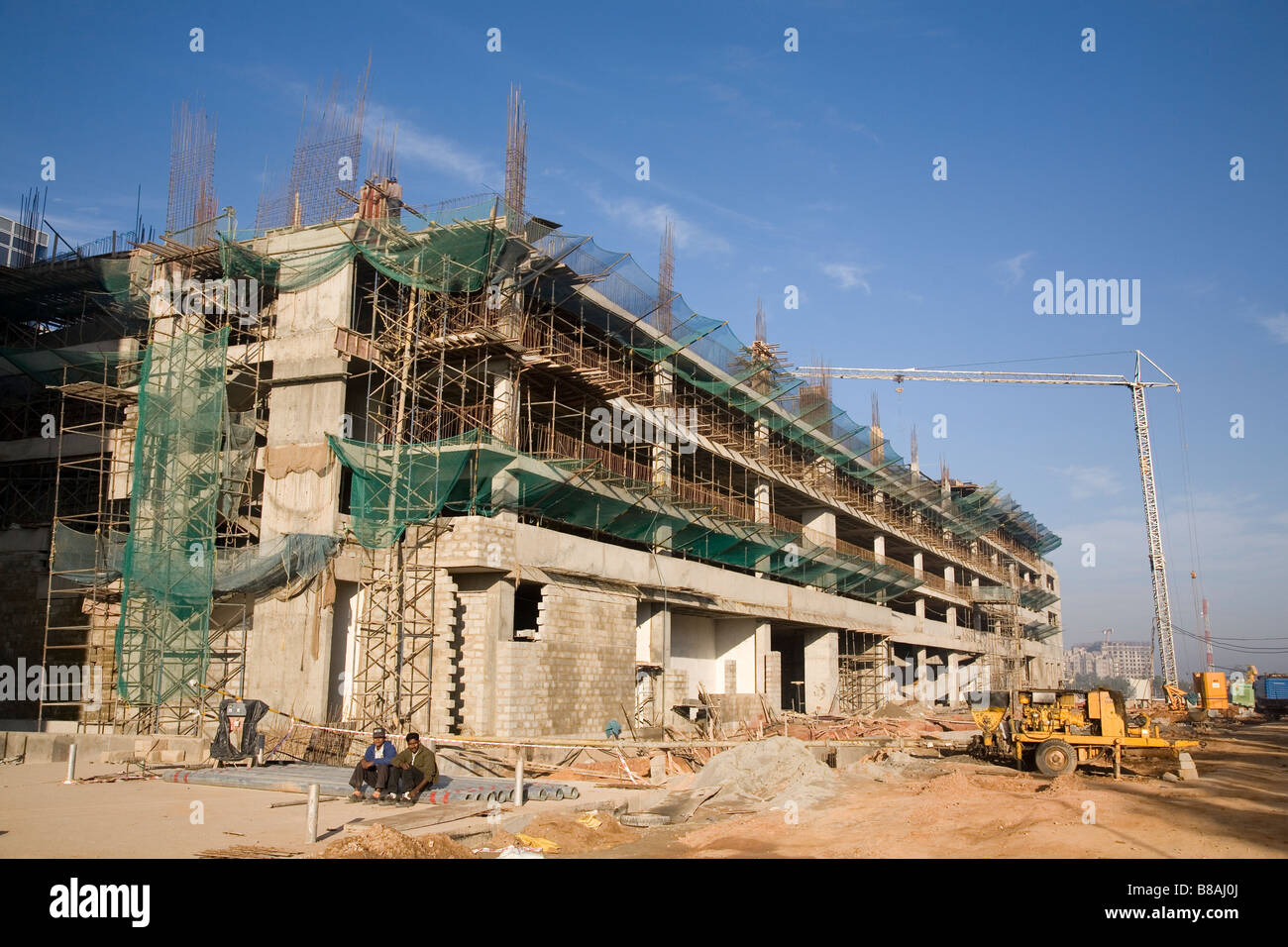 A construction site in Bangalore, India Stock Photo - Alamy