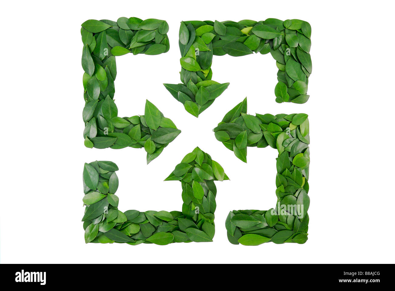 Recycling symbol on background Cut Out Stock Images & Pictures - Alamy