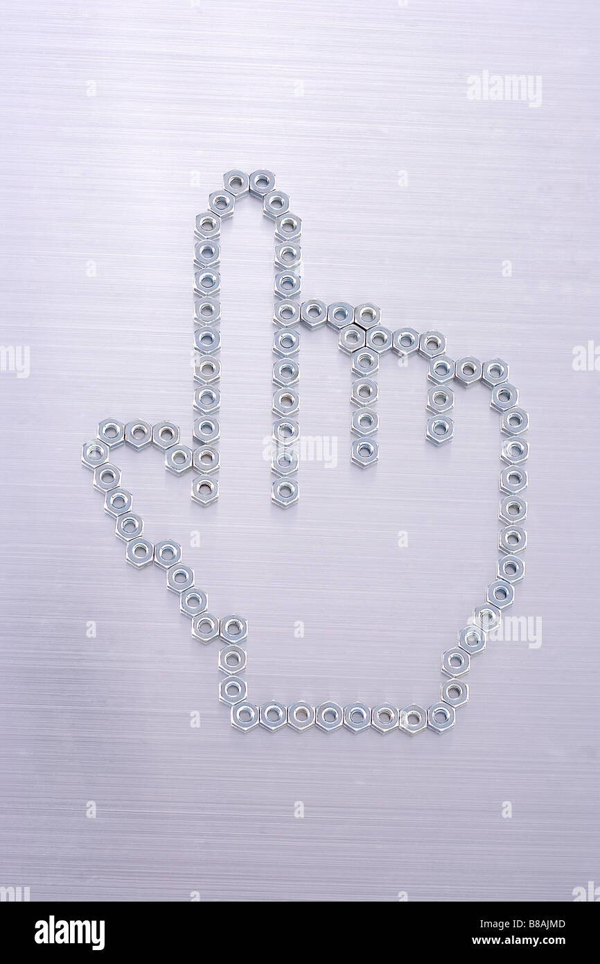 Human hand shape Stock Photo - Alamy