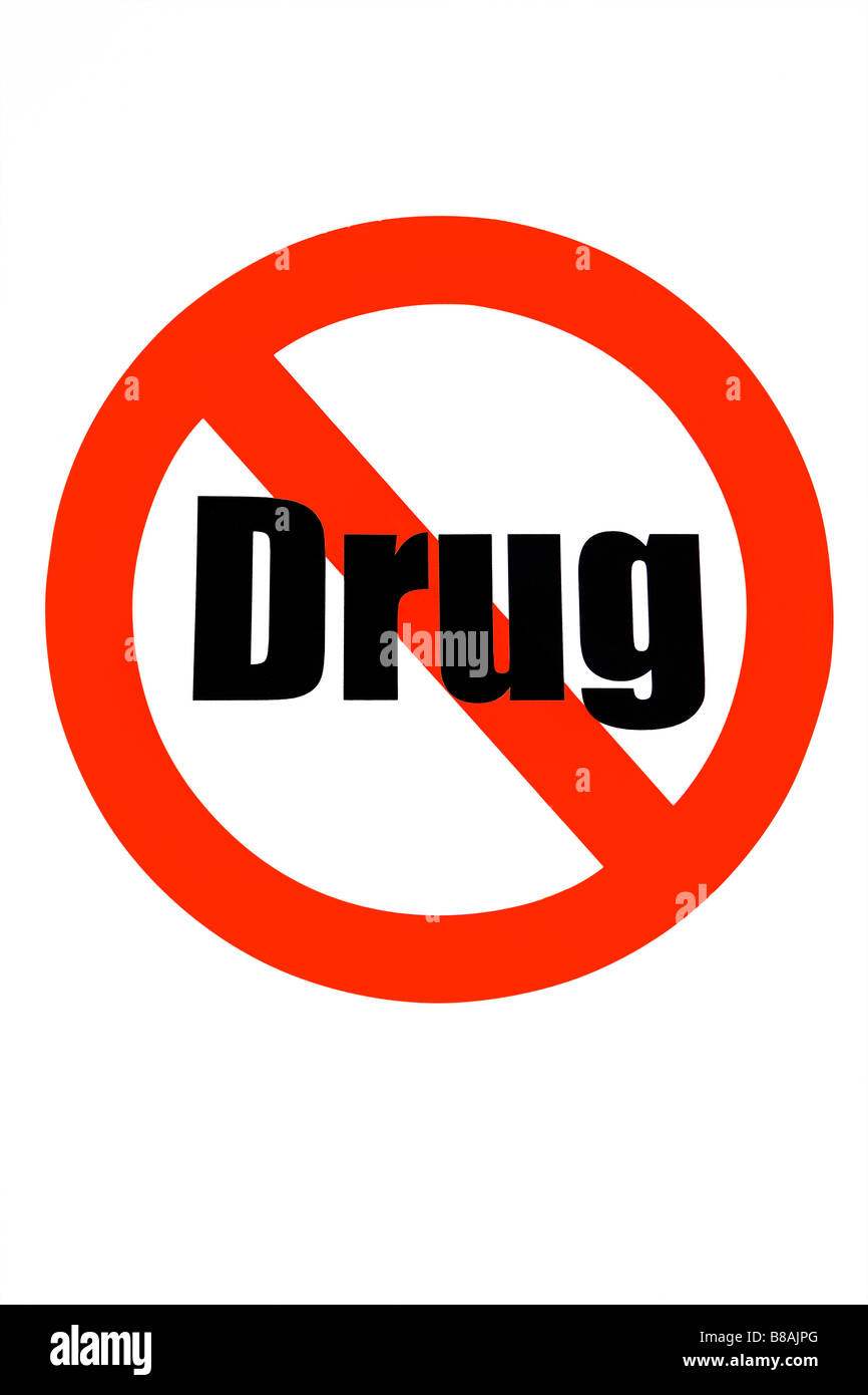 No drug sign Stock Photo - Alamy