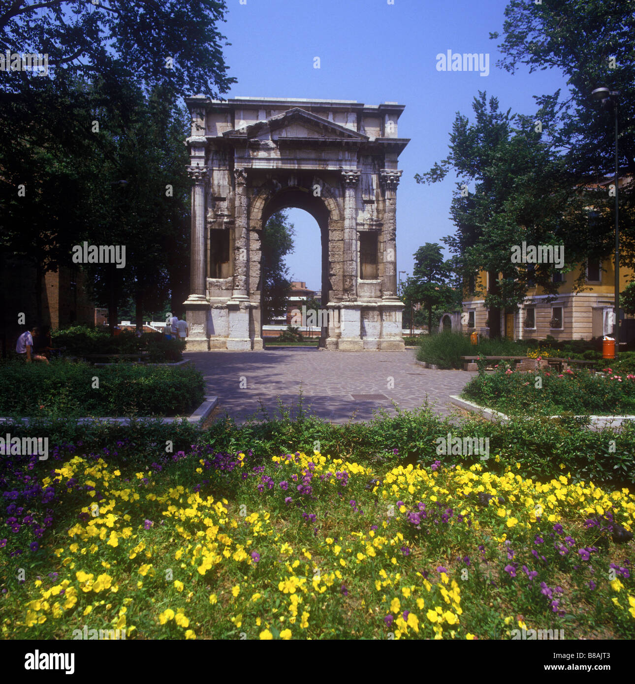 Arco dei Gavi - Triumphal arch on Corso Cavour in the ancient city of ...