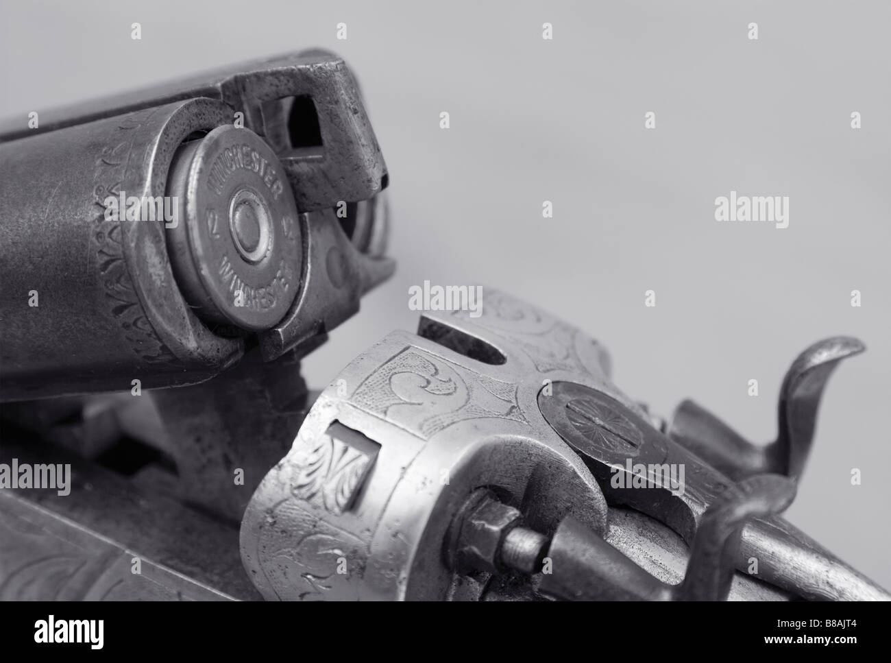 Double barrel gun hi-res stock photography and images - Alamy