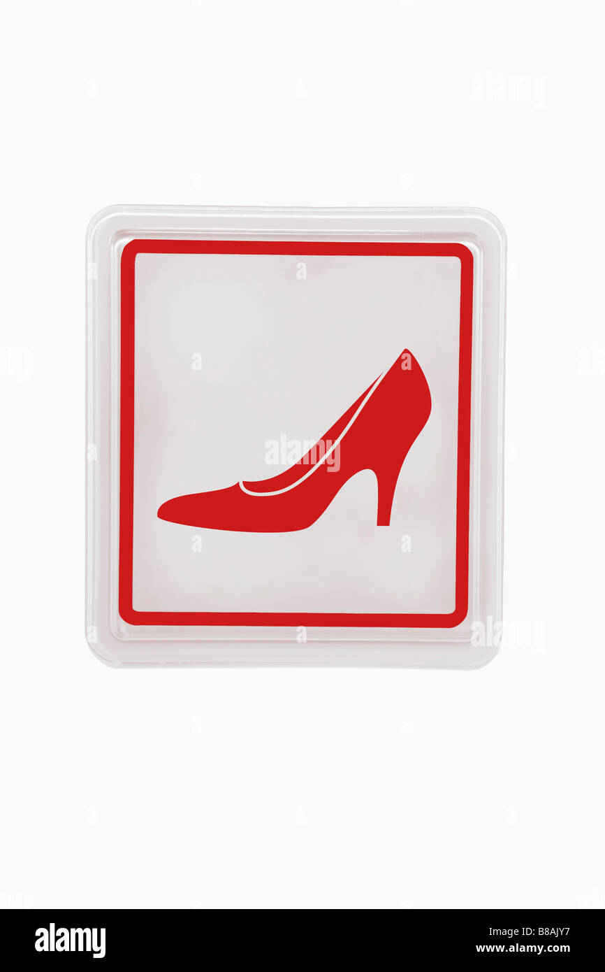 High heel sign Stock Photo - Alamy