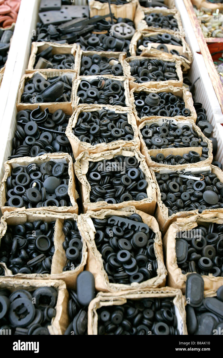 car spares parts box shop automotive items sale jumble exhibit bonnet ...