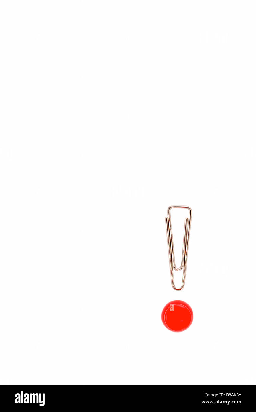 Close up of exclamation point hi-res stock photography and images - Alamy