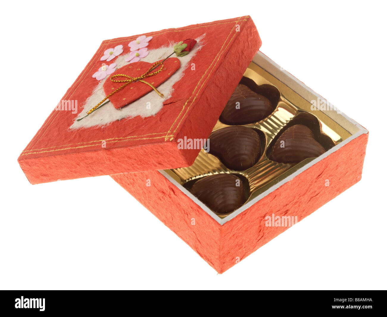 Box of Milk Chocolates Stock Photo - Alamy