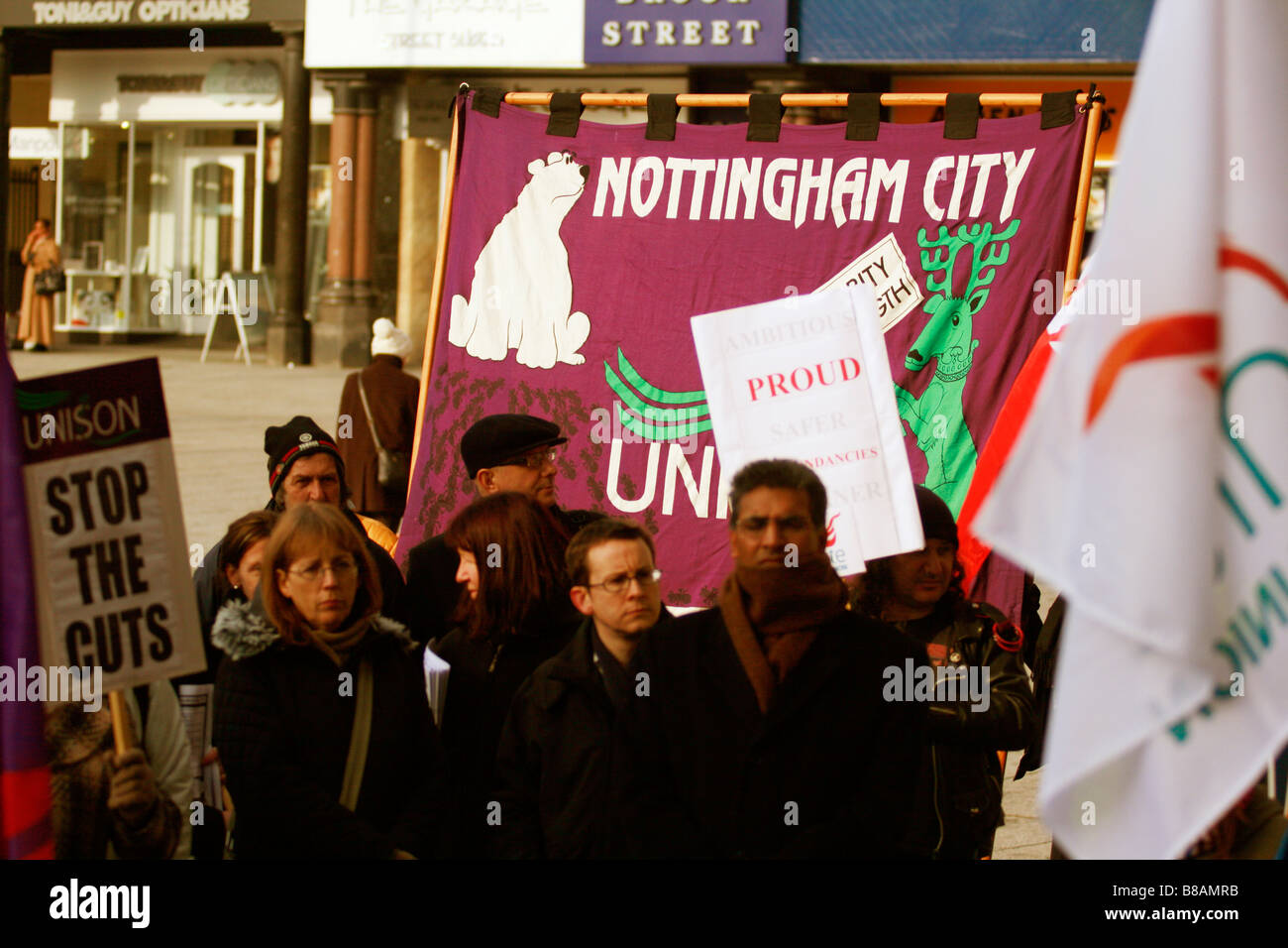 Protest job losses hi-res stock photography and images - Alamy