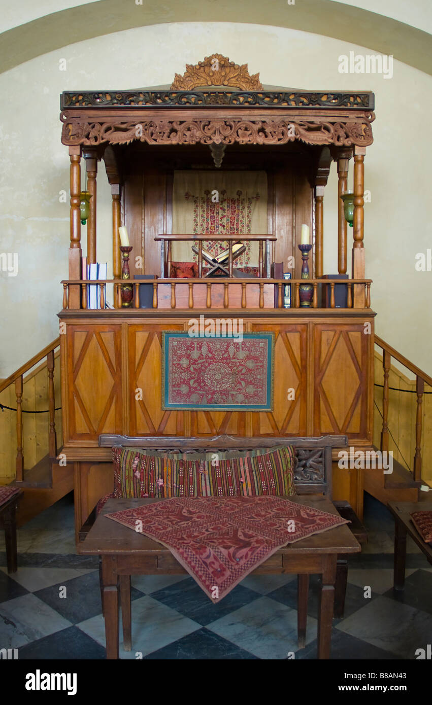 Hania / Chania, Crete, Greece. Etz Hayyim Synagogue interior Stock ...