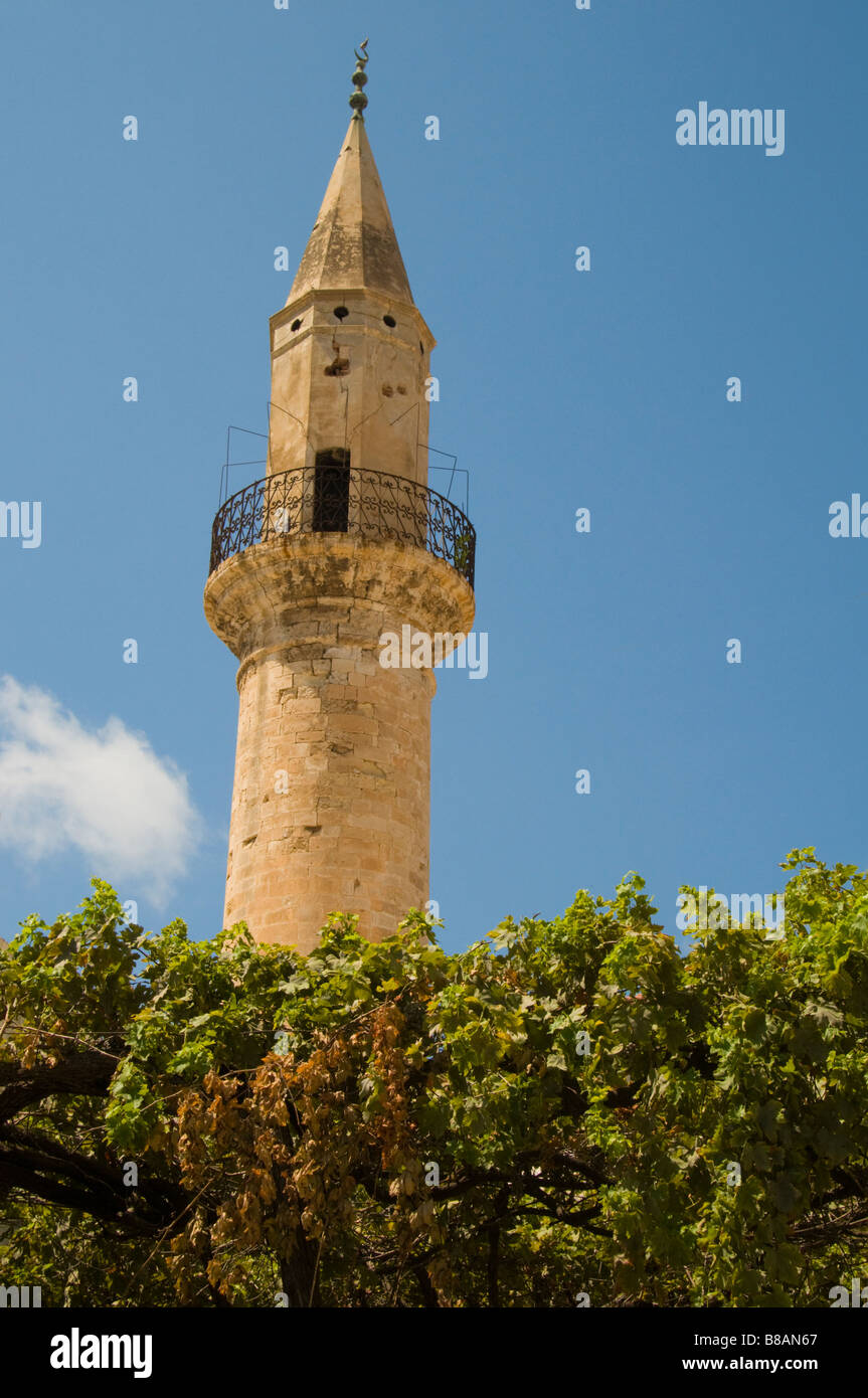 Hania / Chania, Crete, Greece. Minaret of Achmet Aga Stock Photo - Alamy