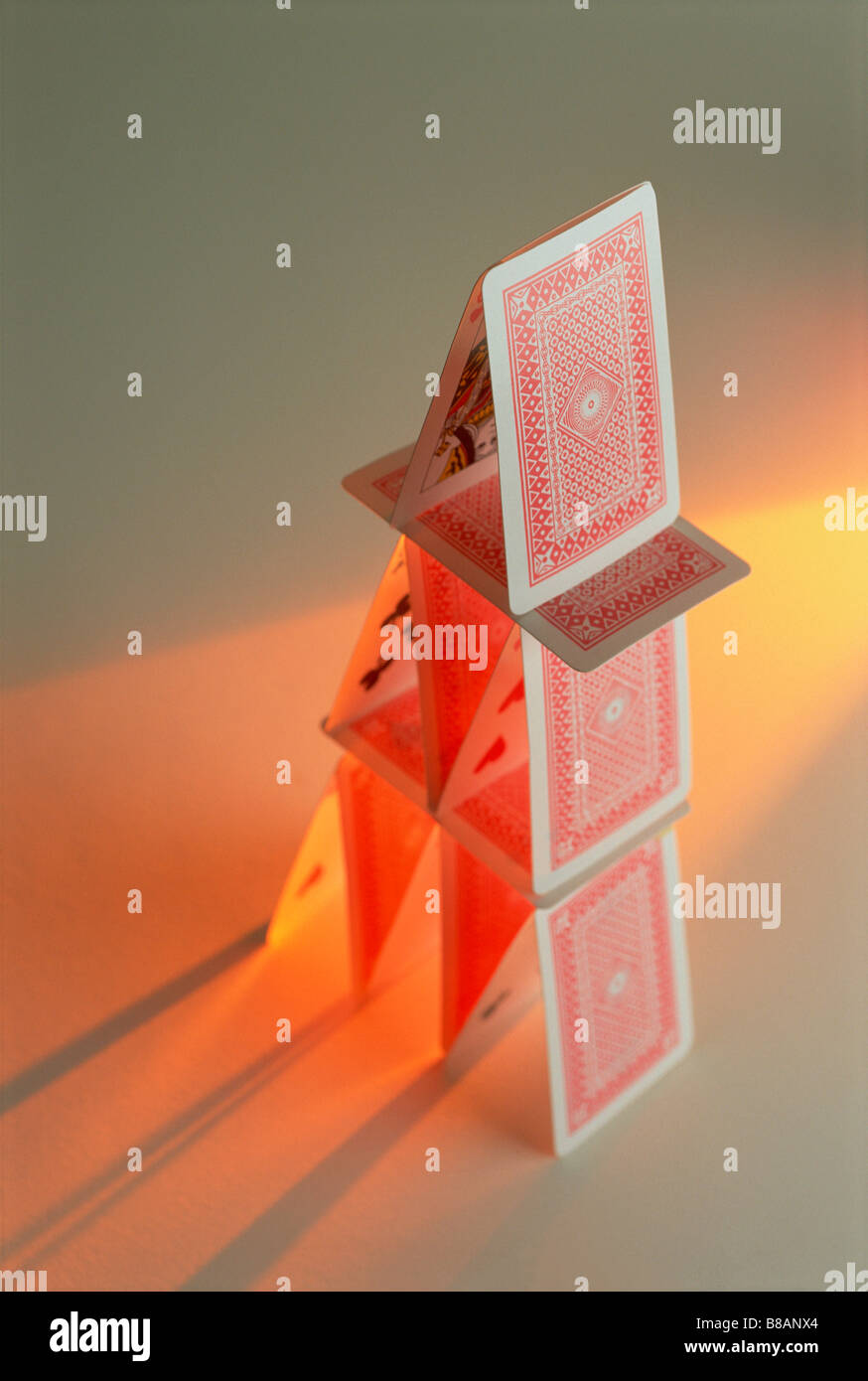 Playing card house hi-res stock photography and images - Alamy