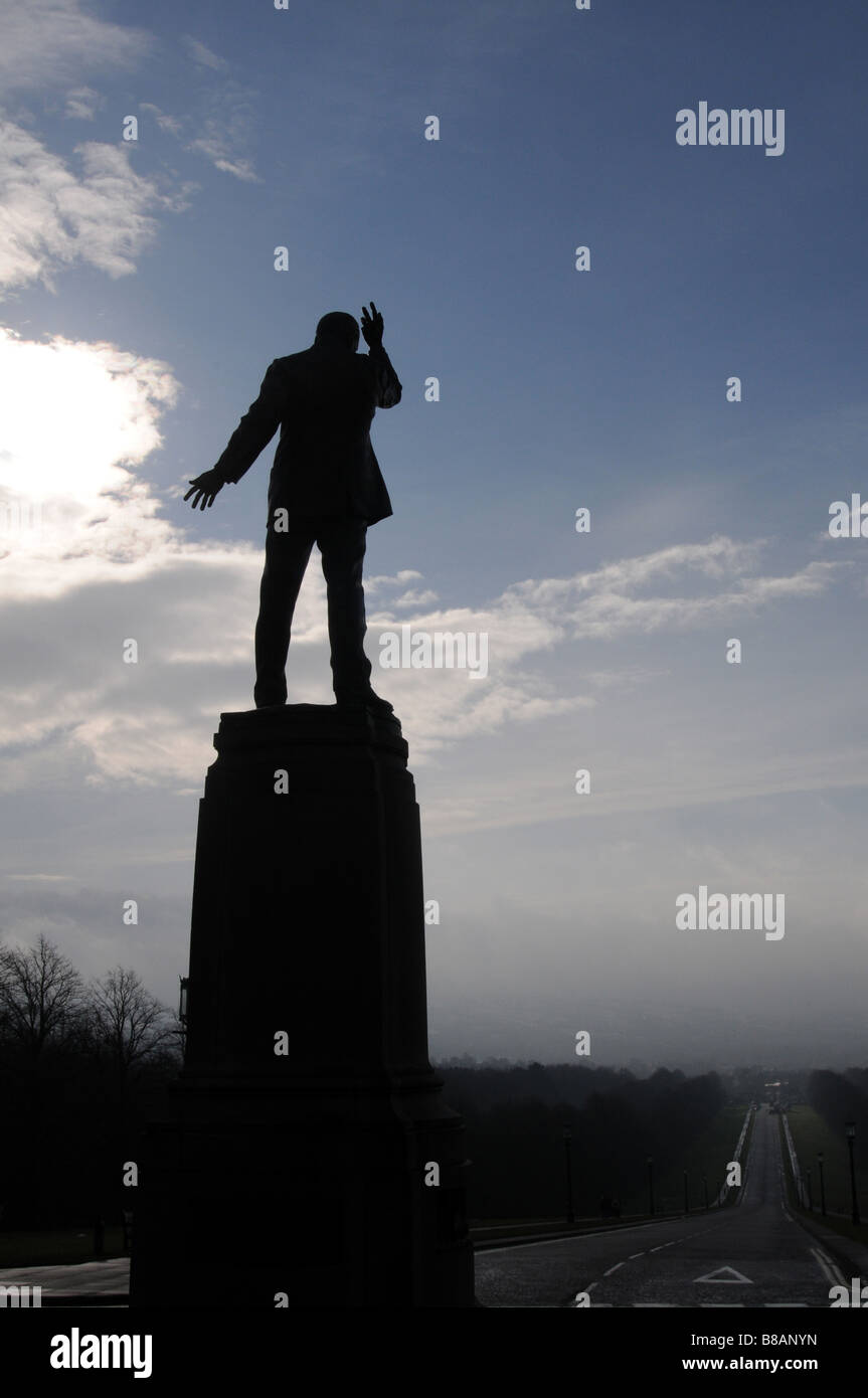 Edward Carson's Statue at Stormont, Belfast, Northern Ireland Stock ...