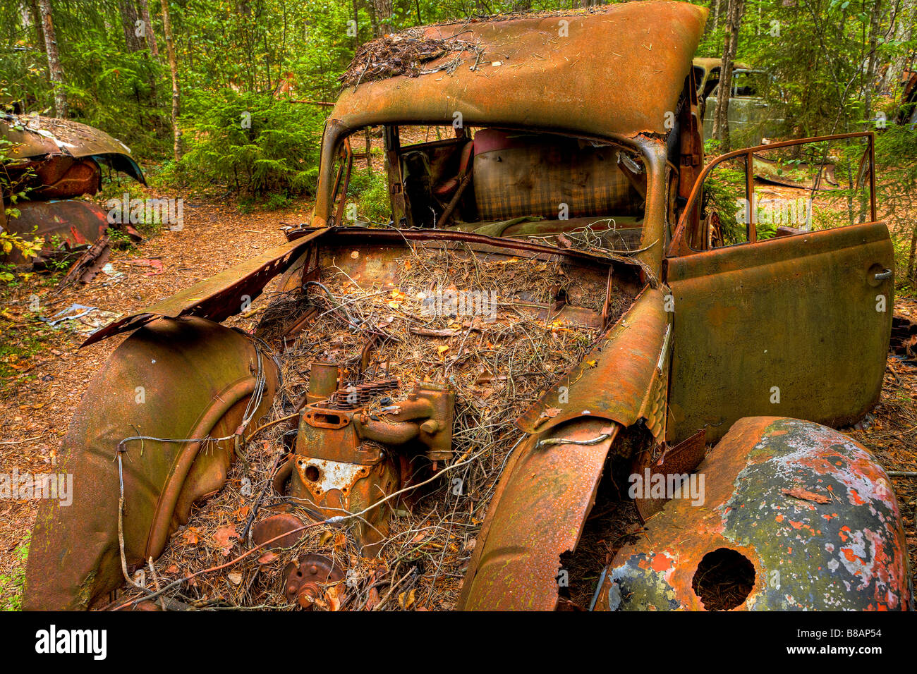 Discarded car car door hi-res stock photography and images - Alamy