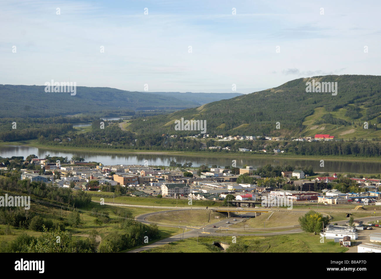 Town Peace River, Alberta Stock Photo - Alamy