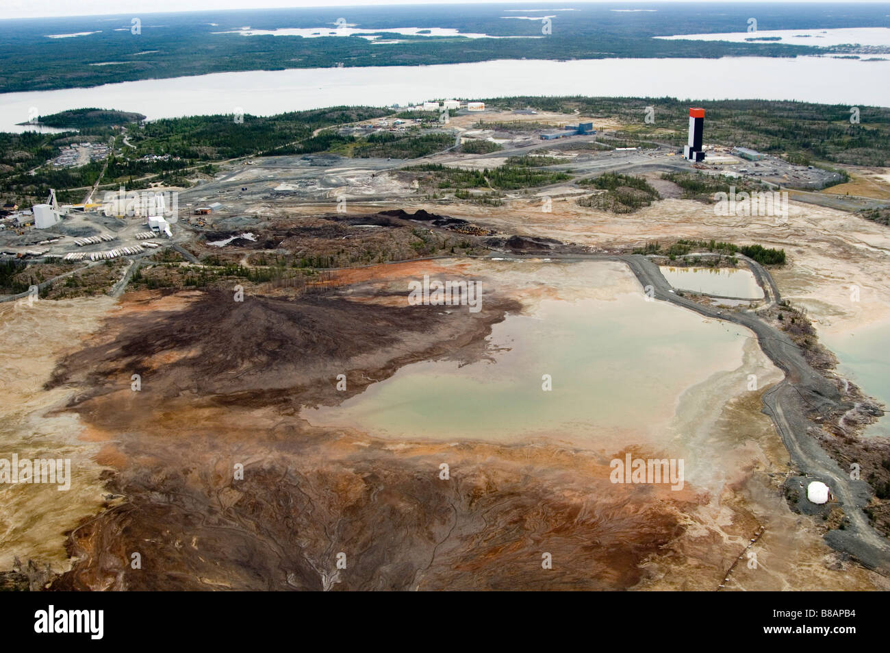 The Con Mine, Yellowknife, Northwest Territories Stock Photo - Alamy