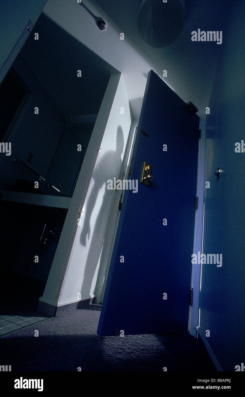 Menacing man door hi-res stock photography and images - Alamy