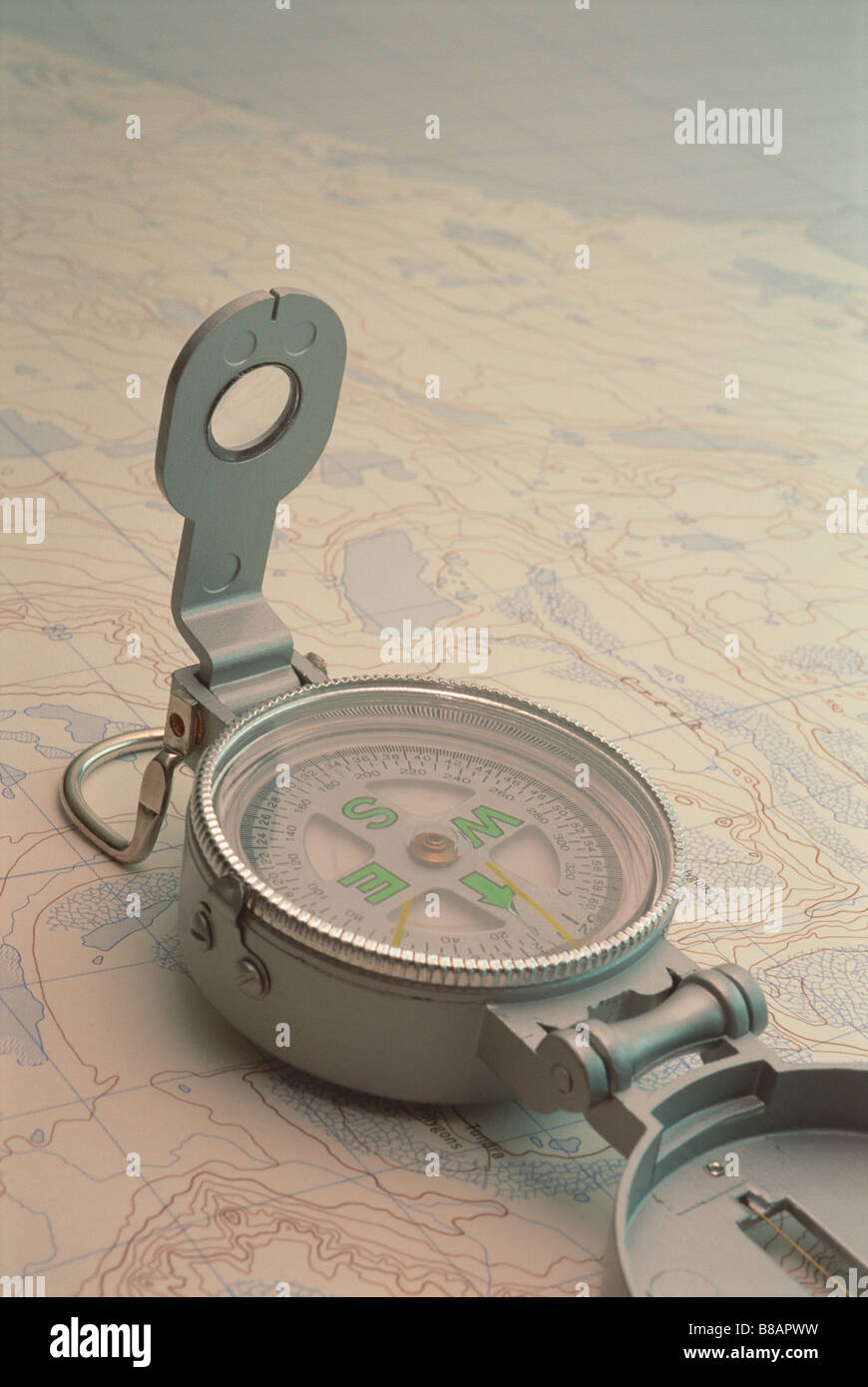 Open compass hi-res stock photography and images - Alamy