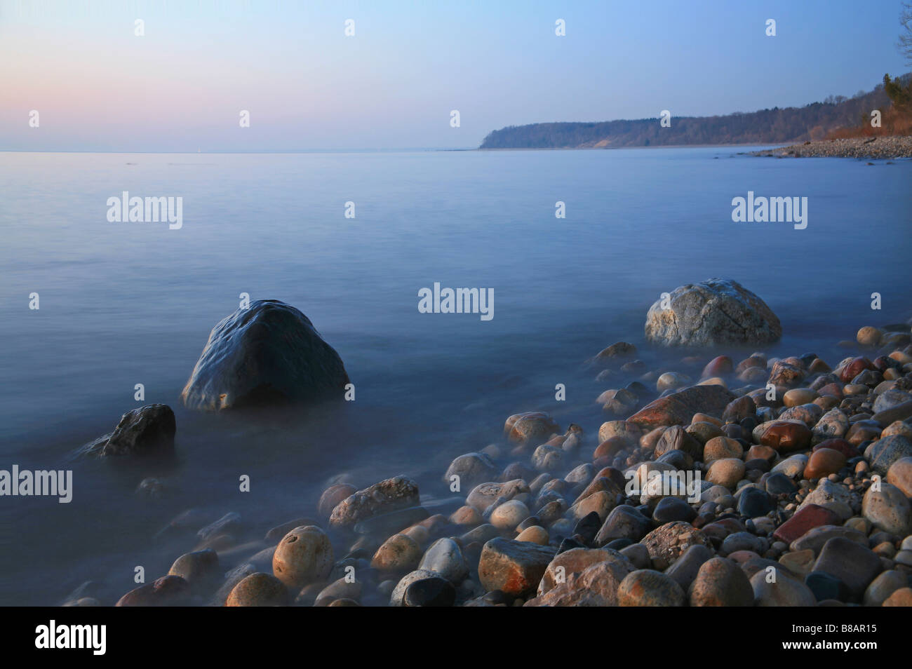 Early Morning Lake Michigan, Wisconsin Stock Photo - Alamy