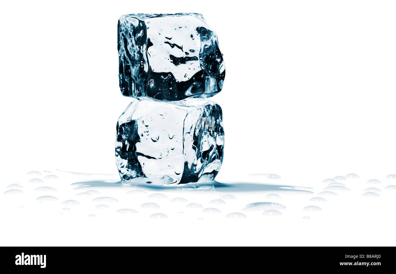 Cube of water Cut Out Stock Images & Pictures - Alamy