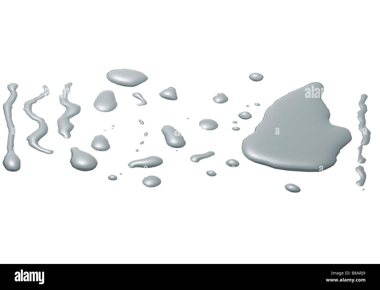 Water droplets Cut Out Stock Images & Pictures - Alamy