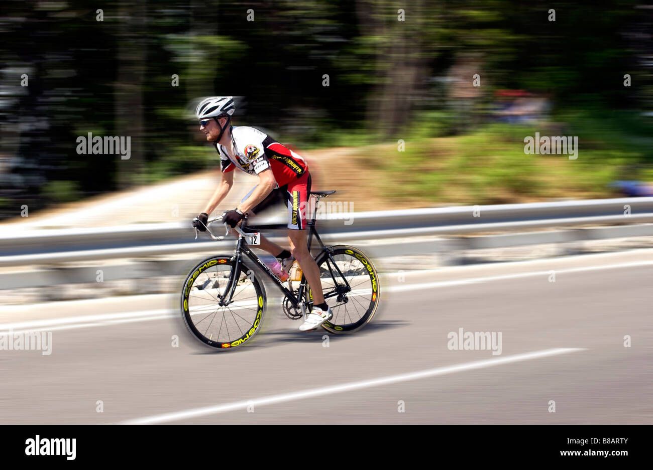 Cyclist race number hi-res stock photography and images - Alamy