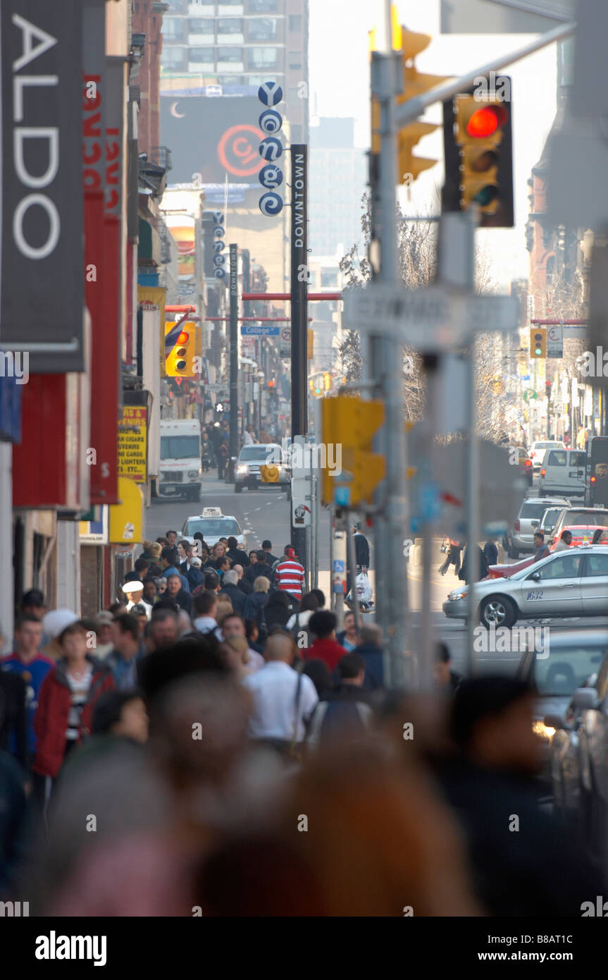 Canada Ontario Toronto Yonge Street High Resolution Stock Photography ...