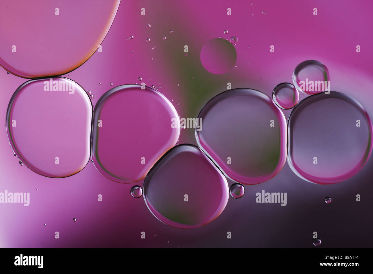 coloured bubbles linked like stepping stones Stock Photo - Alamy